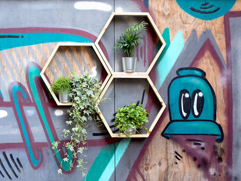 DIY-Anleitung: cooles Wabenregal aus Holz selbst bauen | UHU - So klebt ...